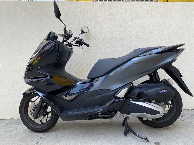 【125cc】ホンダ PCX125(JK05）マットグレー：沖縄レンタルバイクのインリンク